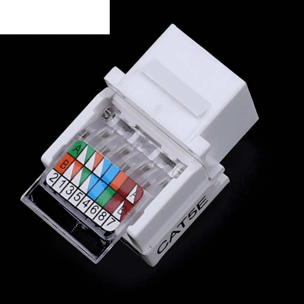 2pcs Tool-free CAT5E UTP network module RJ45 connector Information ...