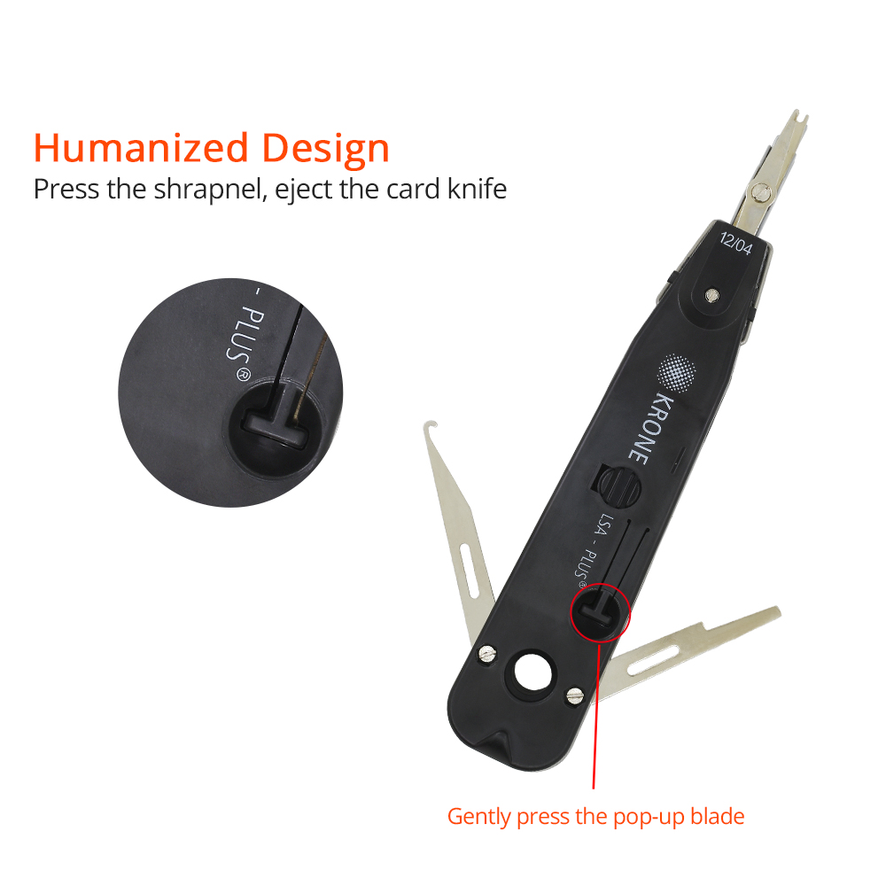 TISHRIC Krone RJ45 Crimper Professional Lsa-plus Telecom Phone Wire ...