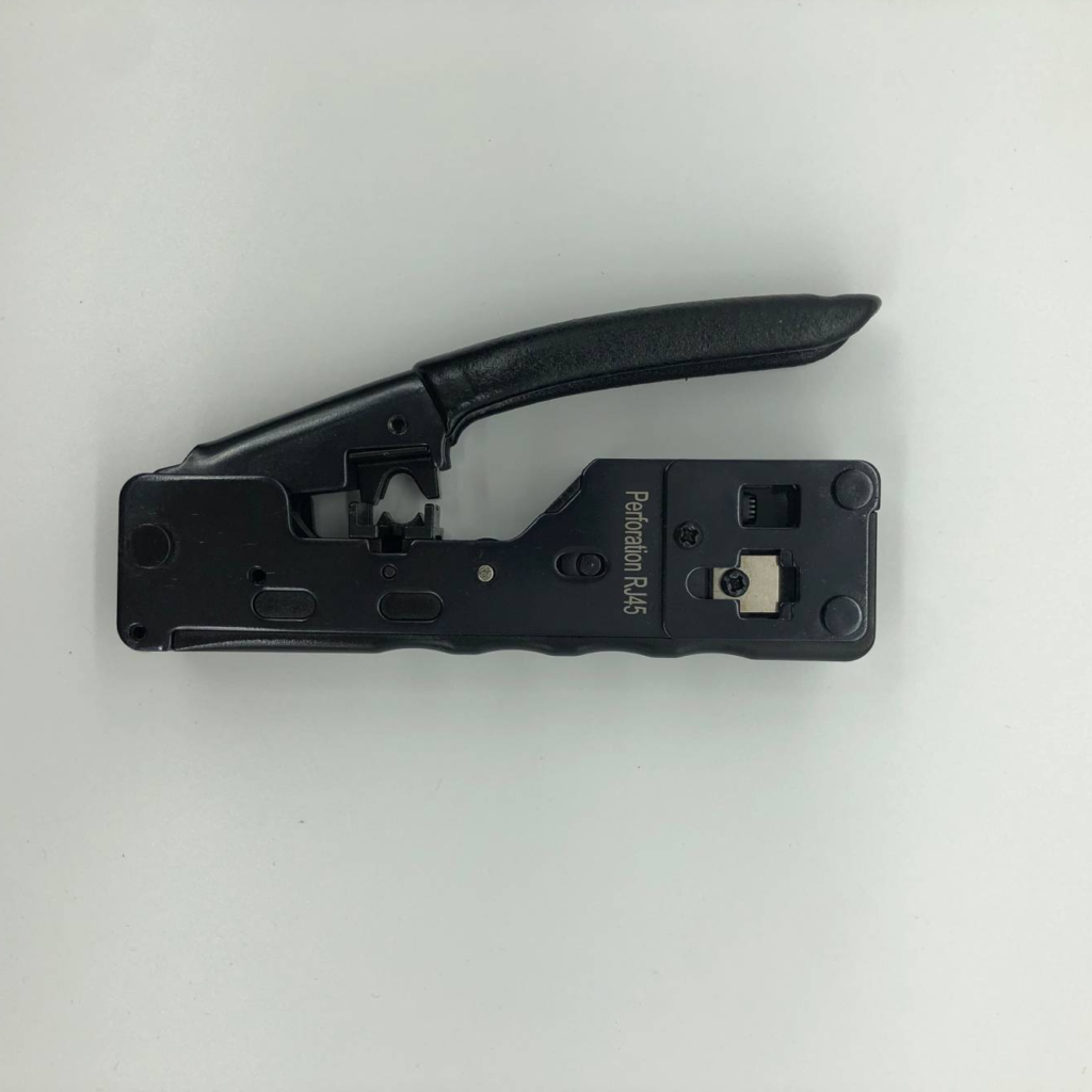 RJ45 Pass-Thru Ethernet Connector Heavy Duty Modular Plug Crimp Tools ...